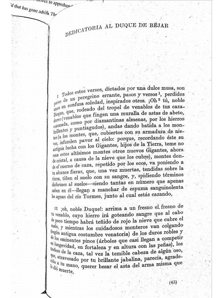 Dámaso Alonso - Glosa de Las Soledades de Luis de Góngora | PDF