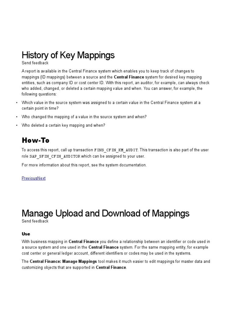 History of Key Mappings: How-To | PDF | Identifier | Documentation