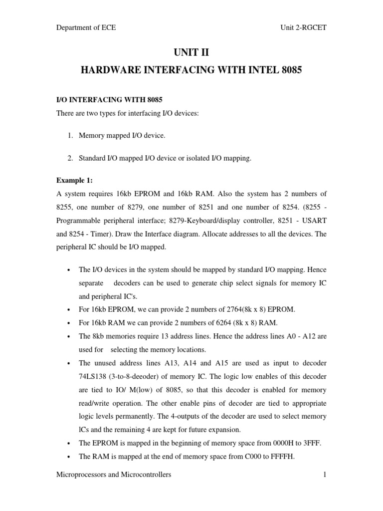 Unit 2 PDF | PDF | Analogue Electronics | Input/Output