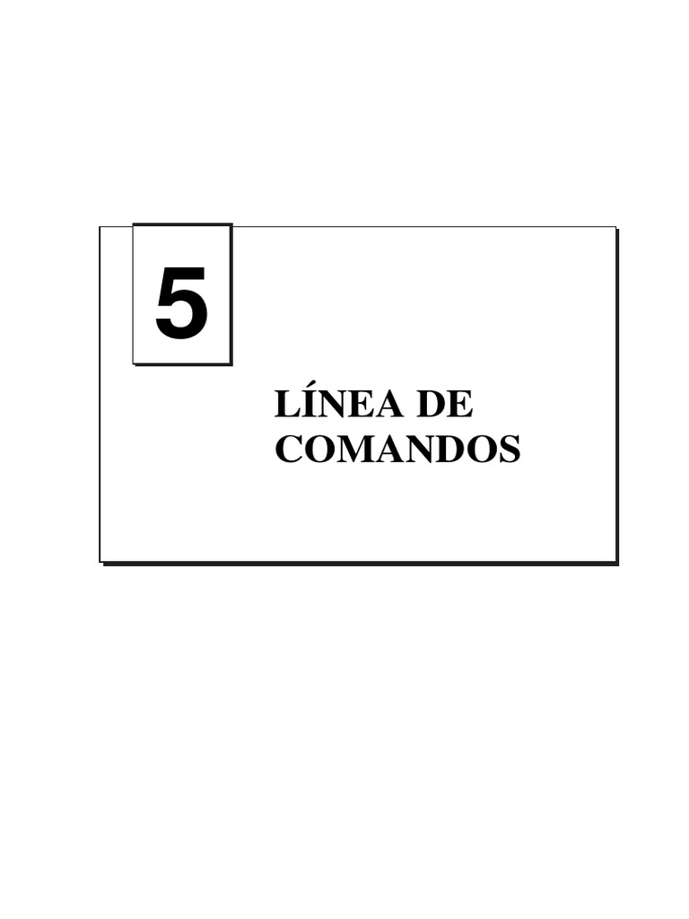 Modulo5 PDF | PDF | Interfaz de línea de comando | Software utilitario