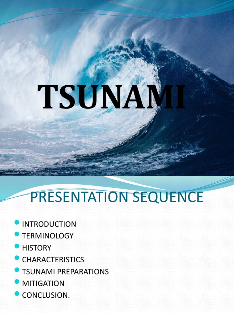 TSUNAMI | PDF | Tsunami | Natural Disasters