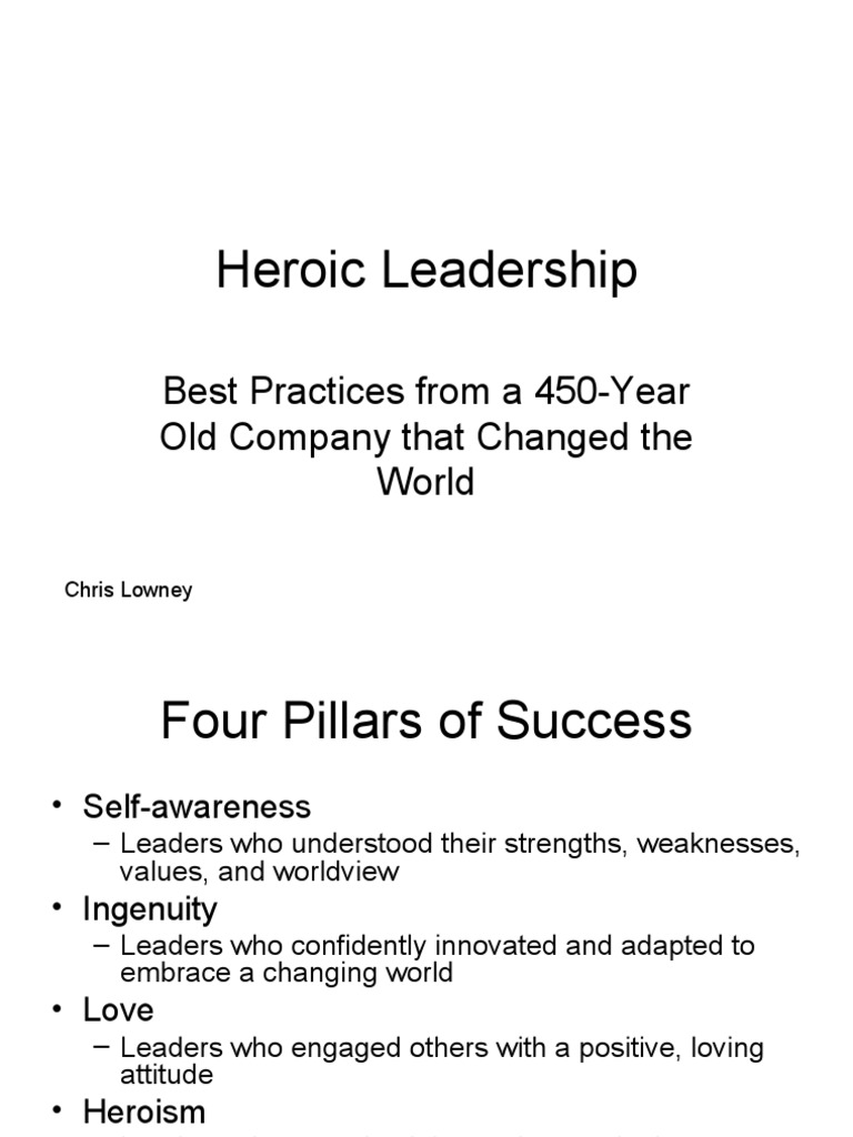 Heroic Leadership | PDF