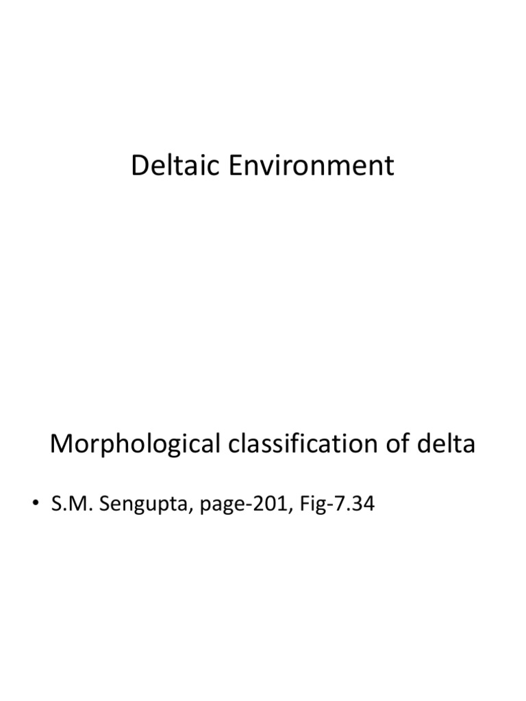 Deltaic Environment | PDF