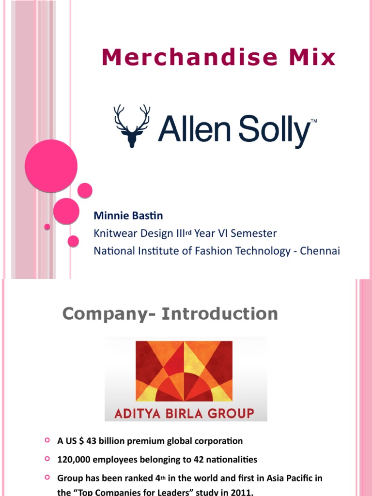 Merchandise Mix: Minnie Bastin | PDF | Retail | Softlines (Retail)