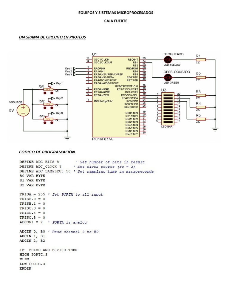 Mejorando la seguridad de un sistema de caja fuerte controlado por ...