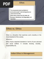 Indian Ethos Towards Business Ethics | PDF | Ātman (Hinduism) | Karma