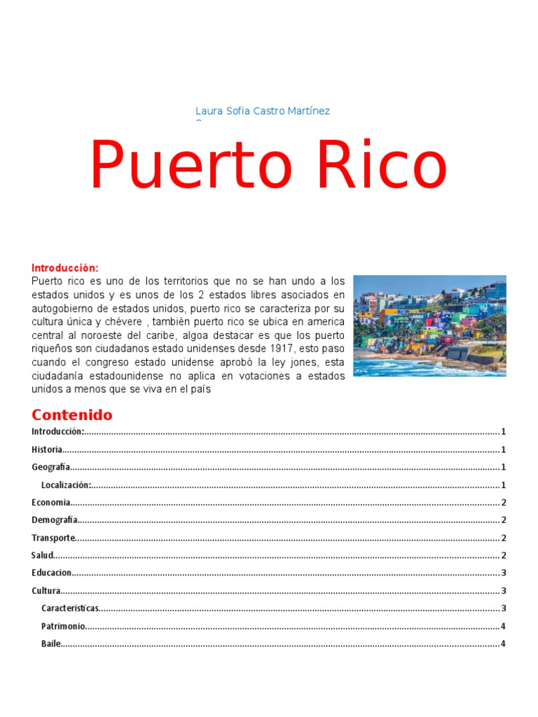 Puerto Rico | PDF | Puerto Rico | Folklore