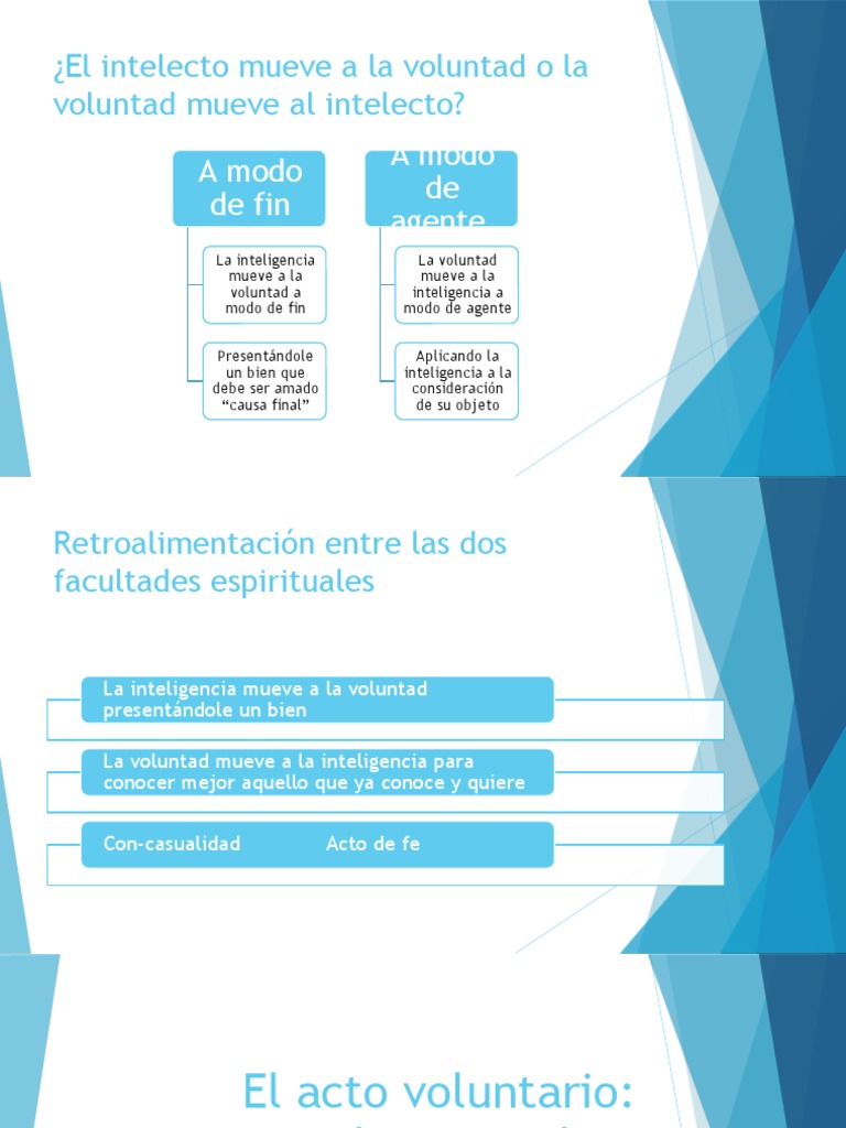 El Intelecto Mueve A La Voluntad o | PDF | Epistemología | Teorías ...