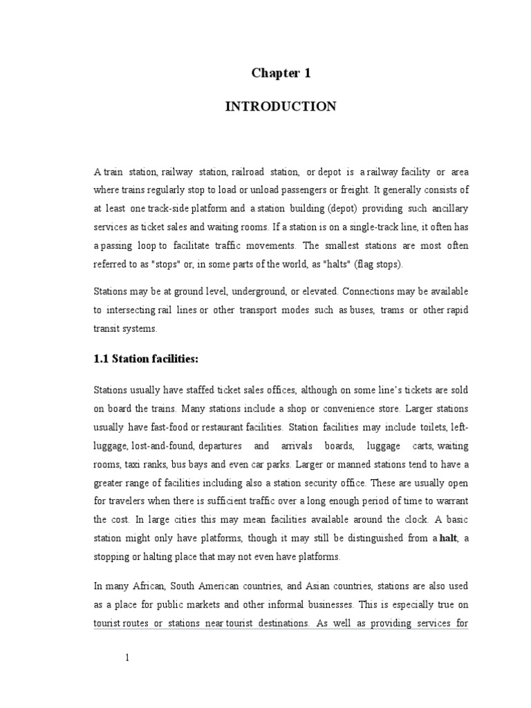 Railway Station.1 | PDF | Train Station | Autodesk Revit