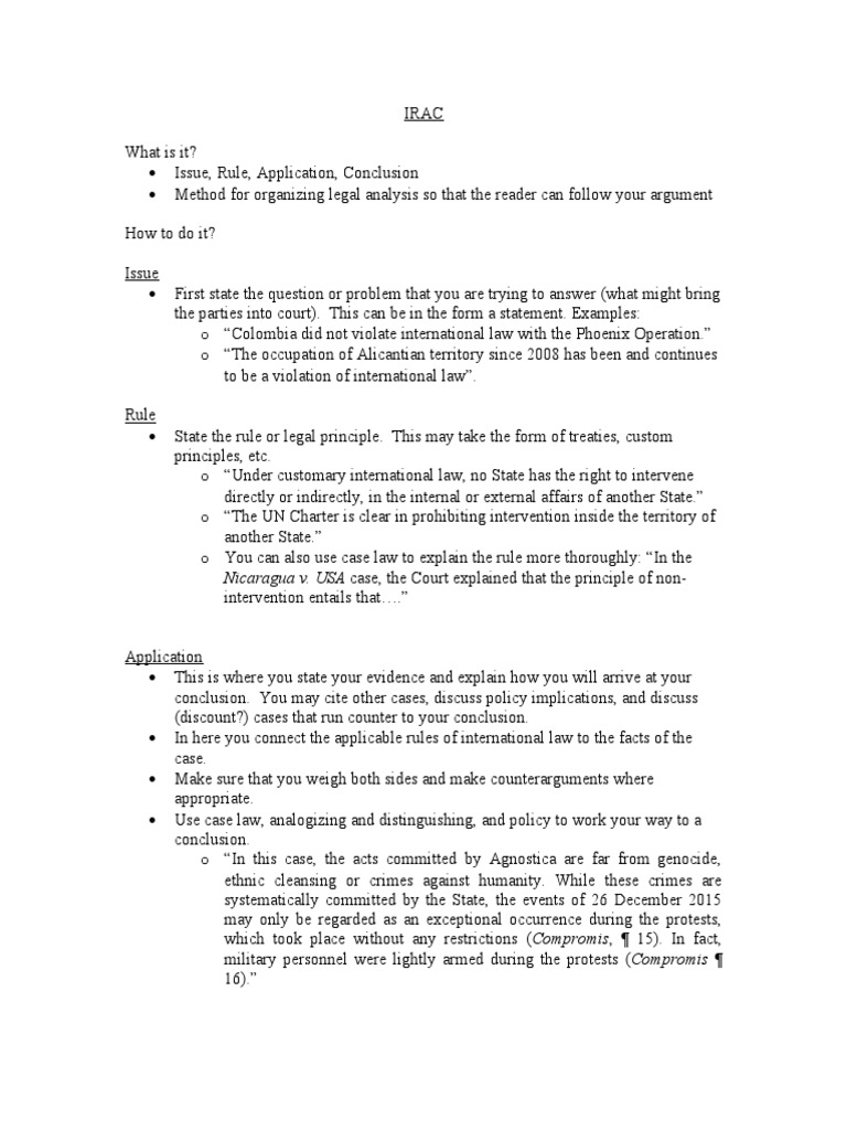 Nicaragua v. USA Case, The Court Explained That The Principle of Non ... Nicaragua v. USA Case, The Court Explained That The Principle of Non ...