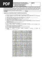 Sopa de Letras: Estados de la Materia | PDF