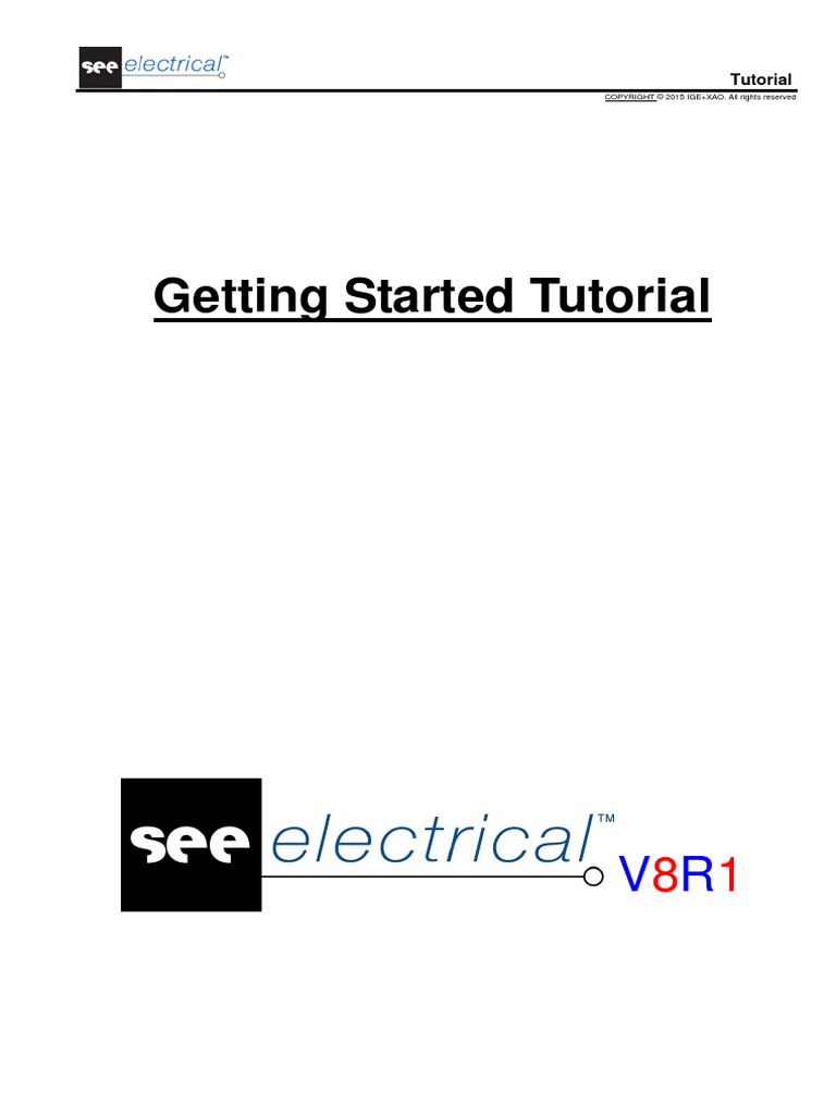 Tutorial SEE-Electrical V8R1 | PDF | Cursor (User Interface) | Relay