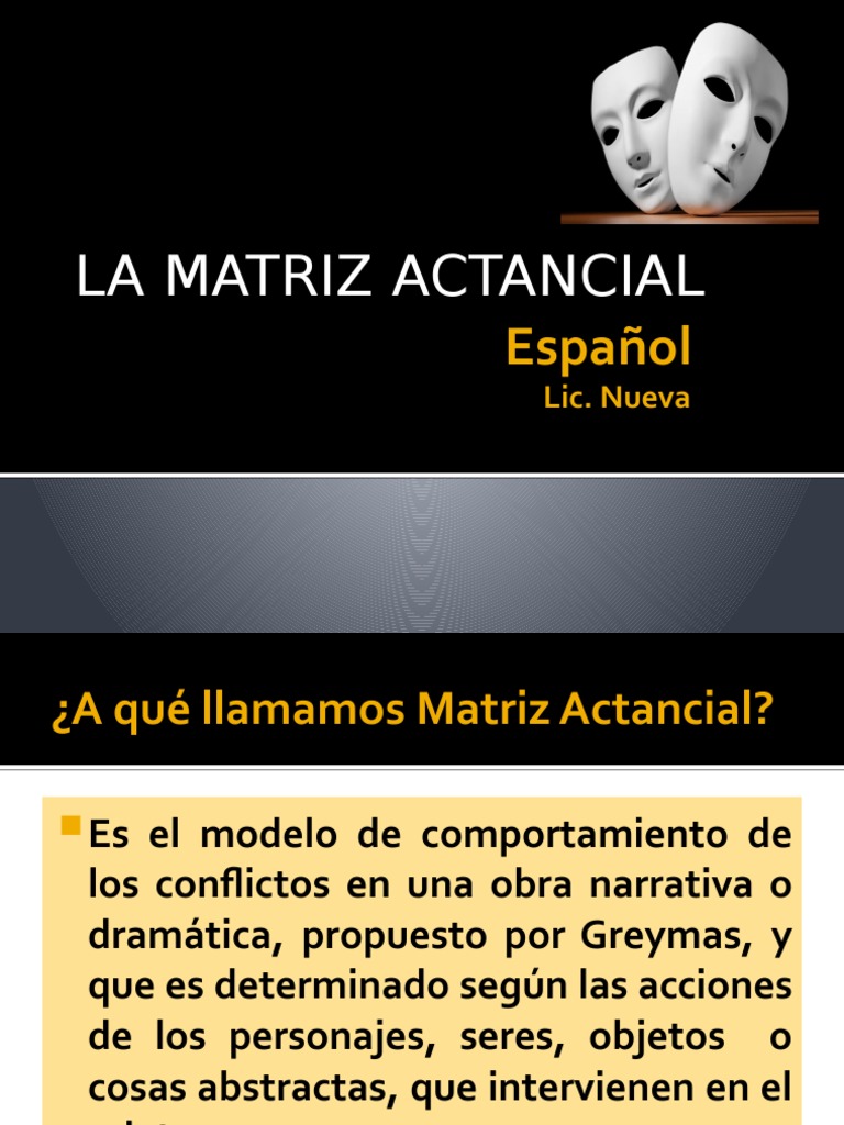 Matriz Actancial | PDF | Science | Ciencia y Tecnología