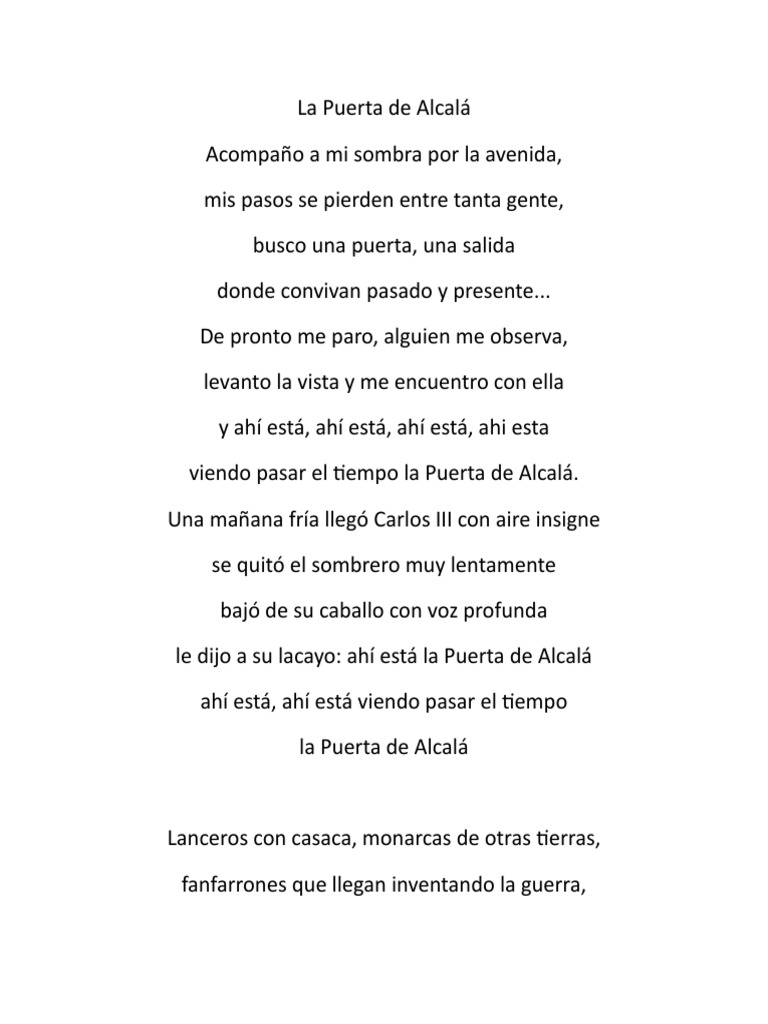 La Puerta de Alcala | PDF