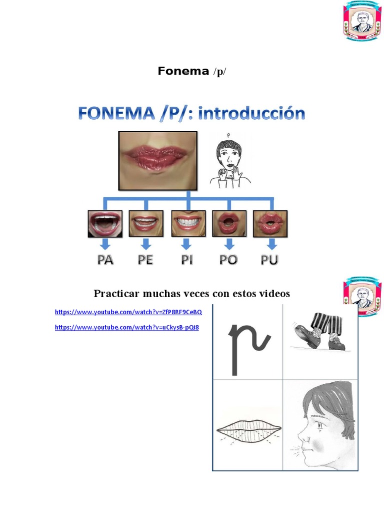 Fonema P Actividad | PDF