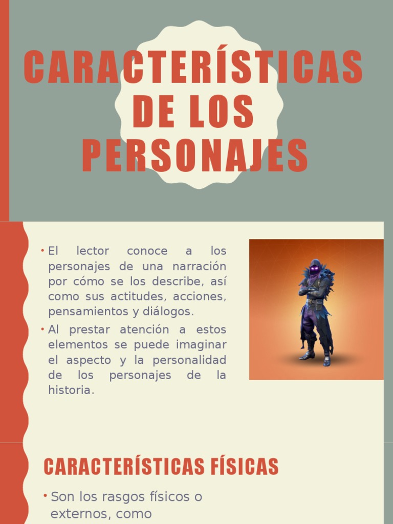 Características de los Personajes en Narrativa | PDF | Hogar ...