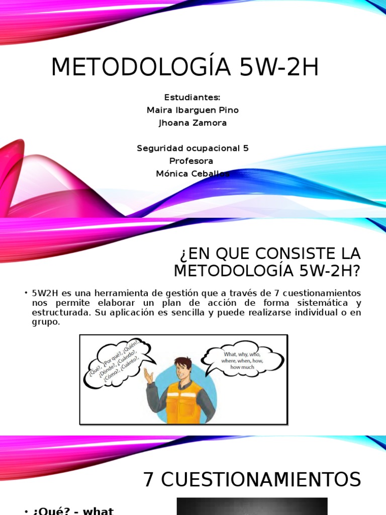 Metodología 5W-2H | PDF