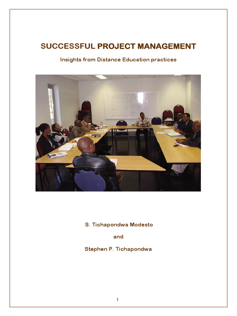Successful Project Management: Insights From Distance Education ...