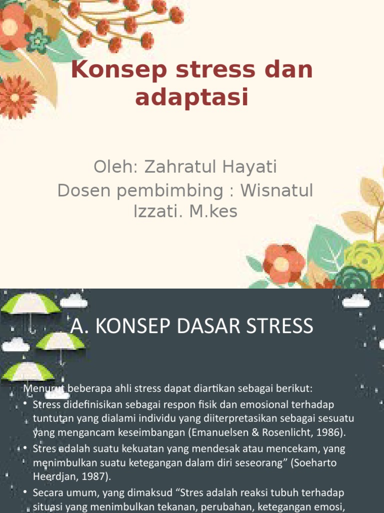 Konsep Stress Dan Adaptasi | PDF