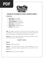 Charlie and The Chocolate Factory Play Script | PDF | Confectionery ...