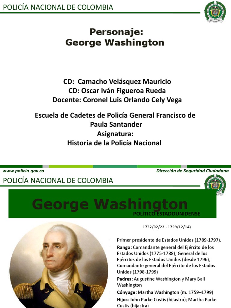 Biografía de George Washington | PDF | George Washington | Los Estados ...
