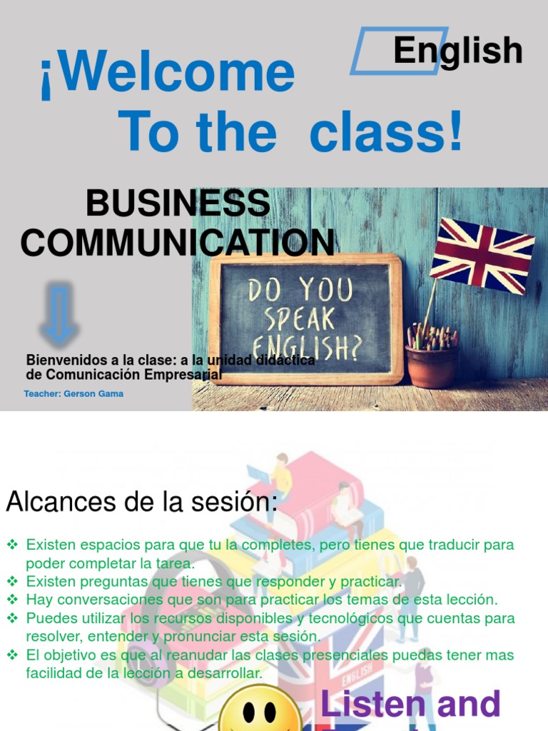 Business Communication Class Overview | PDF