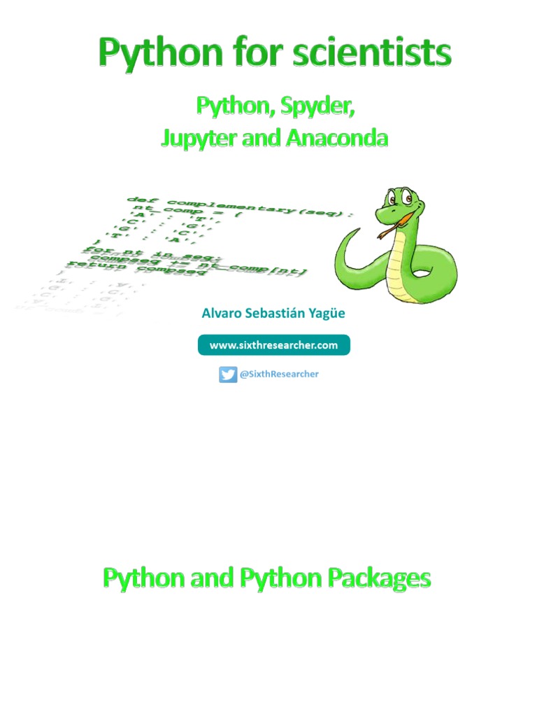 About Spyder Jupyter Anaconda | PDF