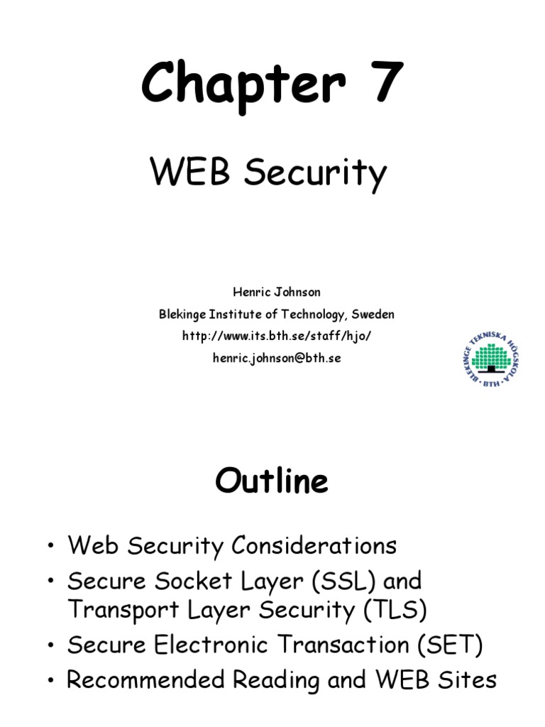 An In-Depth Look at Web Security Protocols: Analyzing SSL, TLS, and SET for Securing Online ...