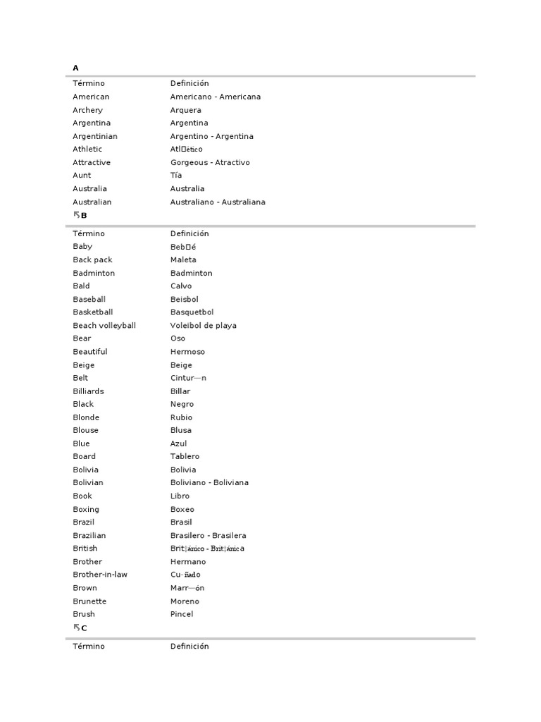 Alfabeto | PDF | Deportes atléticos | Deportes olímpicos de verano