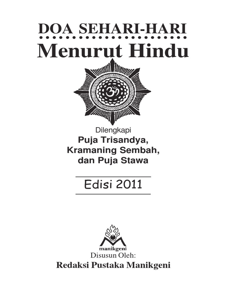 Doa Sehari-Hari Menurut Hindu - 782746 PDF | PDF
