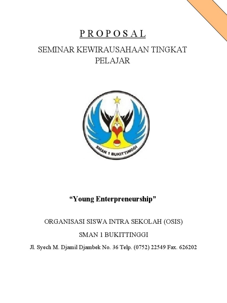 Seminar Kewirausahaan Pelajar | PDF