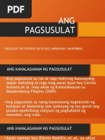 Mga Uri NG Pagsulat | PDF