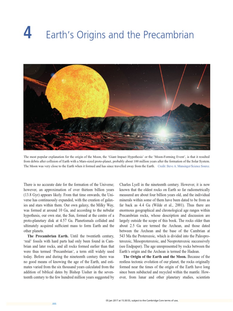 The Formation and Early Evolution of Earth and the Moon: Insights from ...