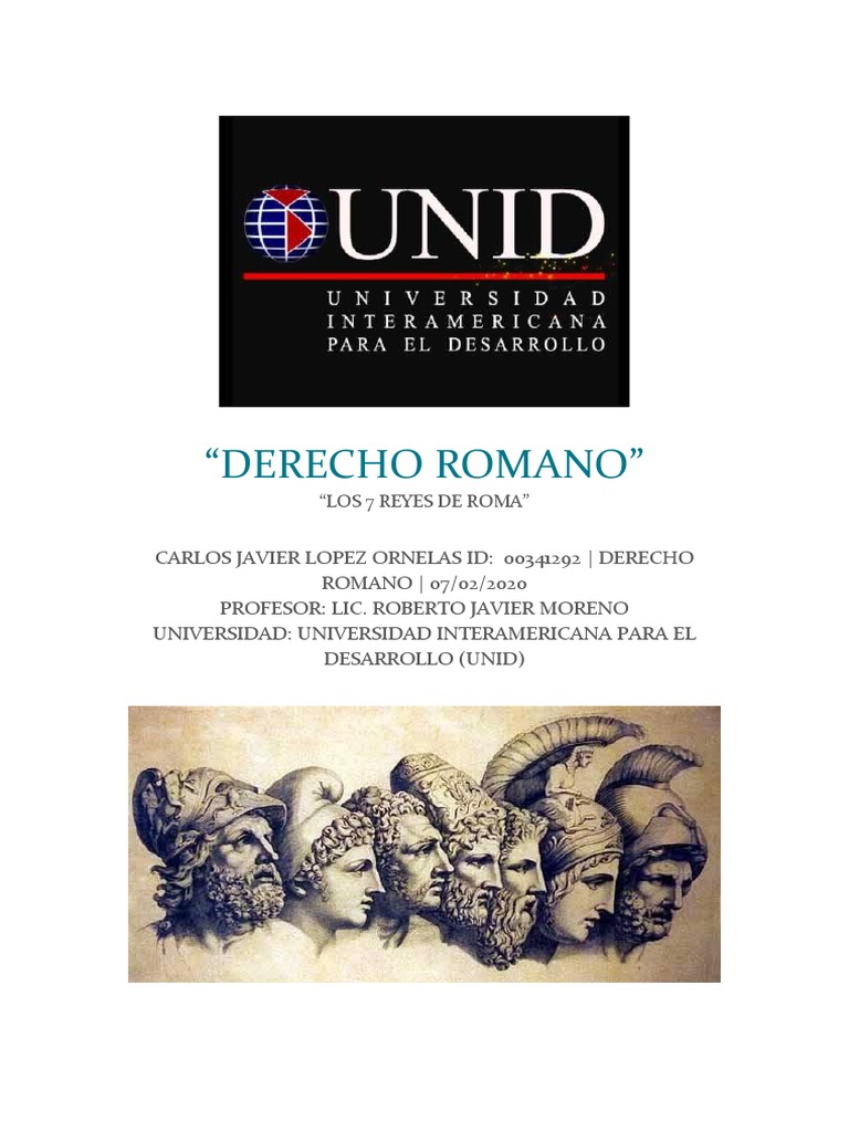 LOS 7 REYES DE ROMA Carlos | PDF | Romulus y Remus | Roma antigua