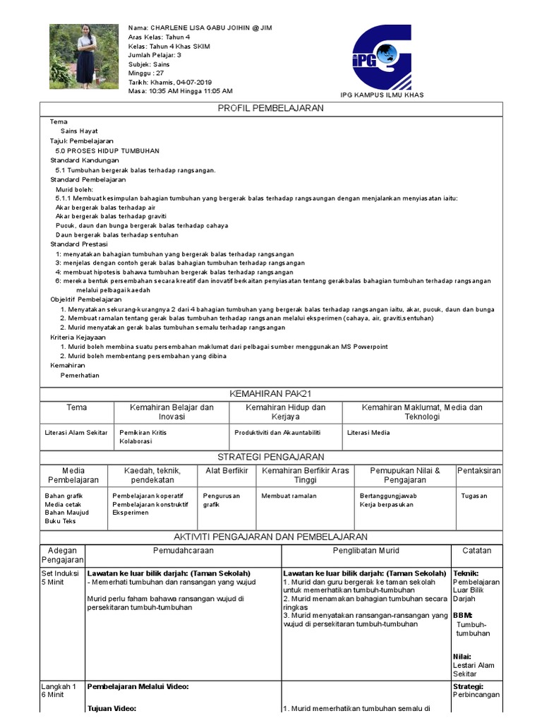 Sains Tumbuhan Tahun 4 Pdf