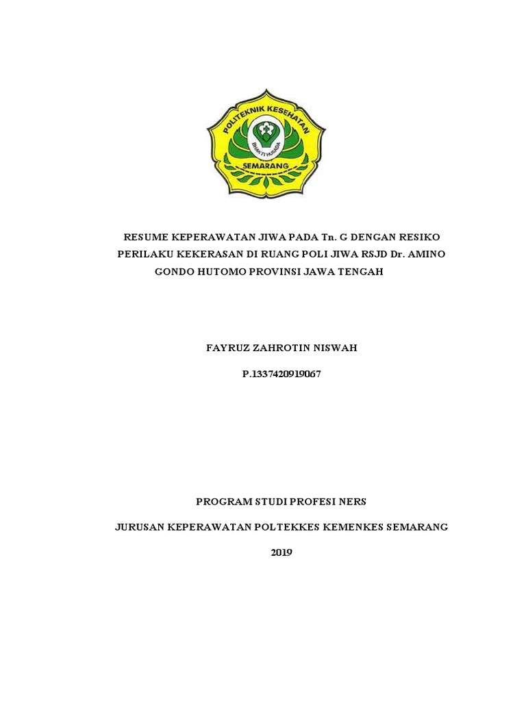 Resume Poli RPK | PDF