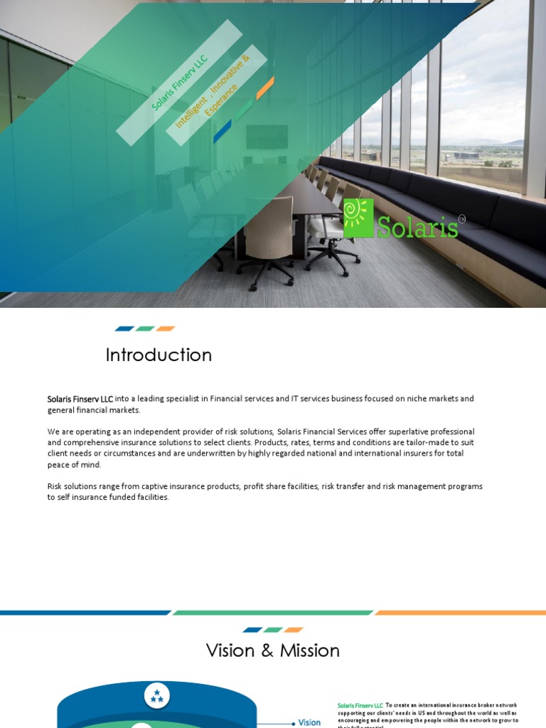 Solaris Finserv LLC Profile | PDF | Insurance | Search Engine Optimization
