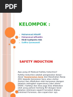 Contoh Safety Induction Di Perusahaan - Pusat Sertifikasi Praset | PDF
