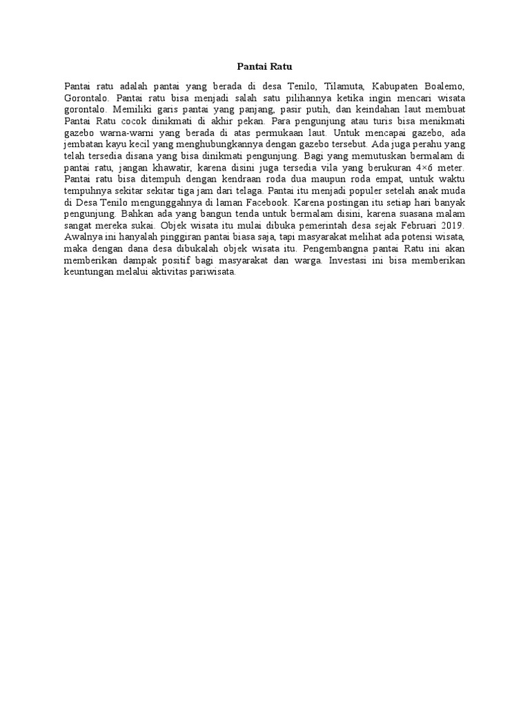 Tugas Ips Pantai Ratu | PDF