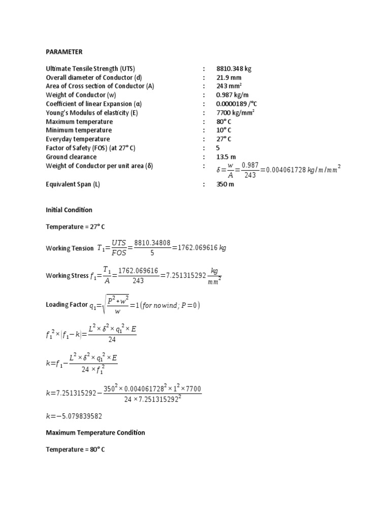 Sagging Calculation | PDF | Strength Of Materials | Civil Engineering