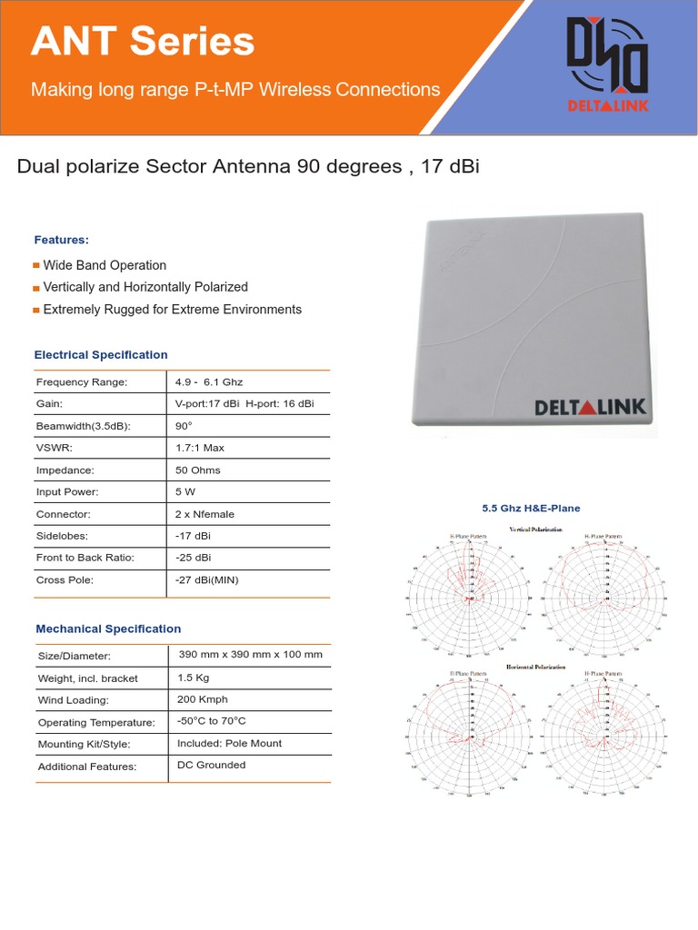 ANT Series: Making Long Range P-T-MP Wireless Connections | PDF