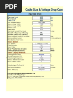 Cable Tray Size Calculation Sheet | PDF | Equipment | Building Engineering