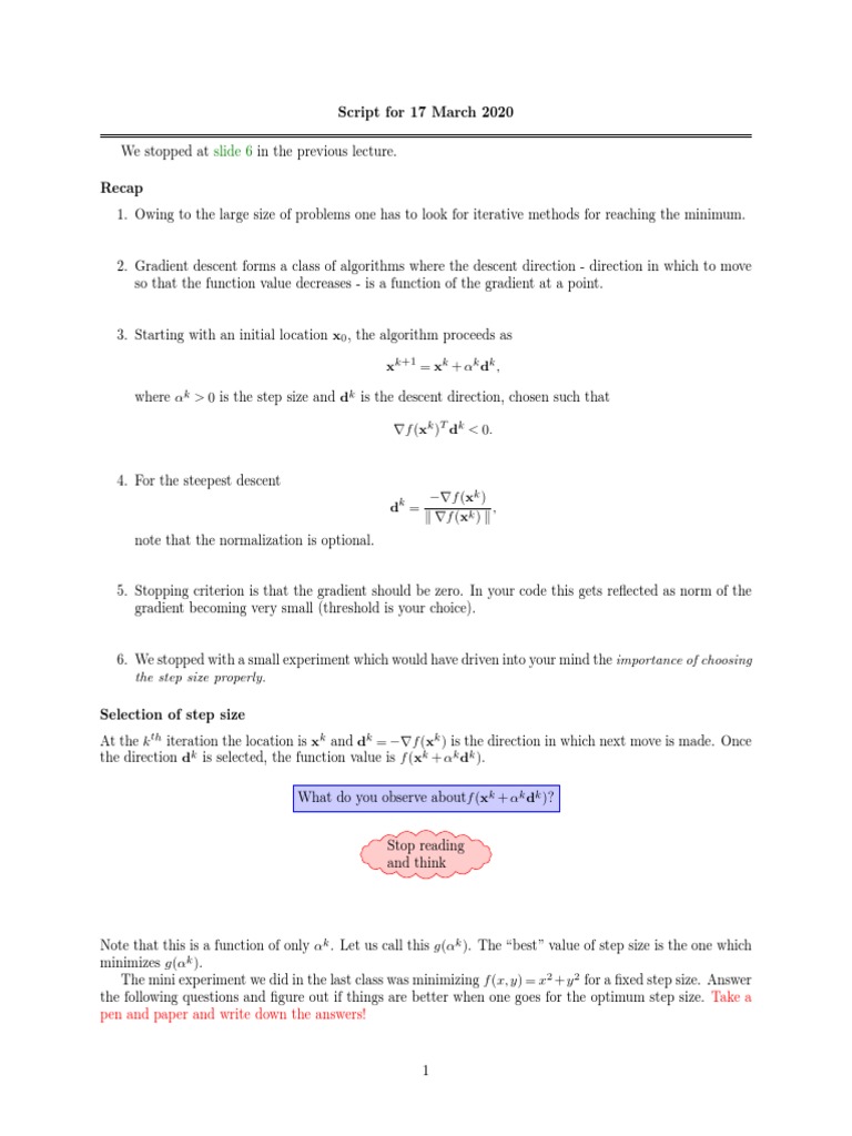 Slide 6: Script For 17 March 2020 | Download Free PDF | Algorithms | Mathematical Analysis