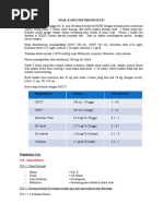 Cara Membuat F75 Dan F100 Dan Perbedaan | PDF