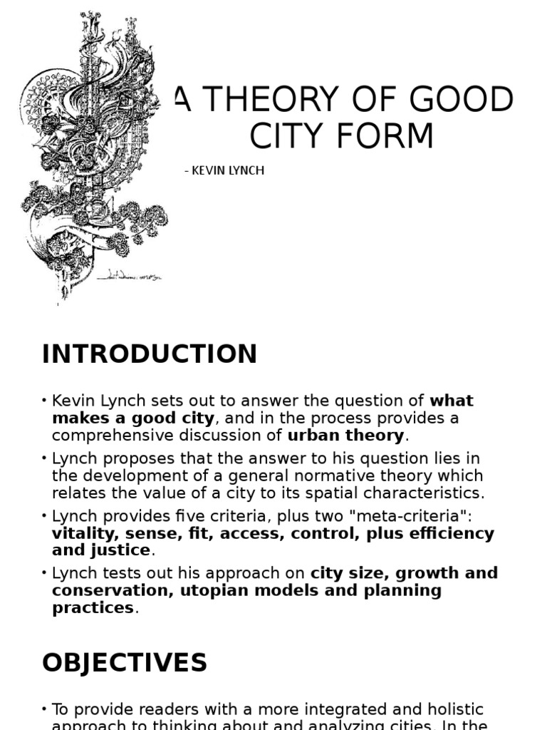 Kevin Lynch's Good City Form Theory | PDF | Senses | Perception
