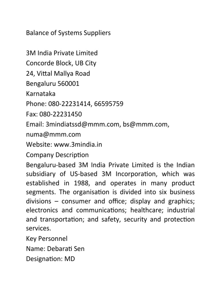 Balance of Systems | PDF | Photovoltaic System | Photovoltaics