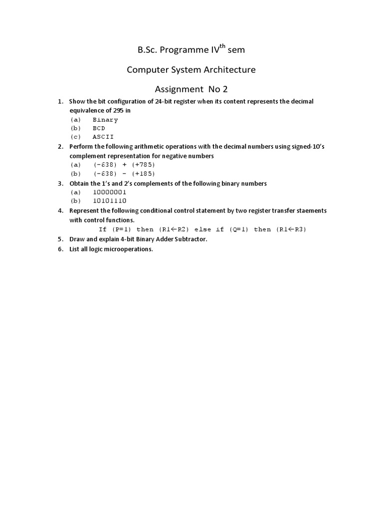 BSC Assignment 2 PDF | PDF