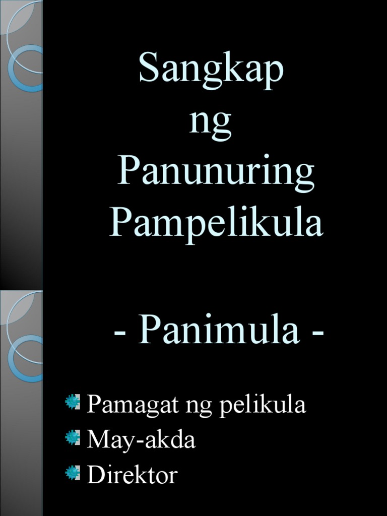 Pagsusuring Pampelikula | PDF