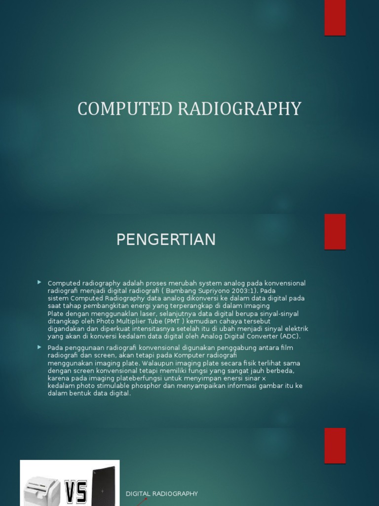 Computed Radiography | PDF