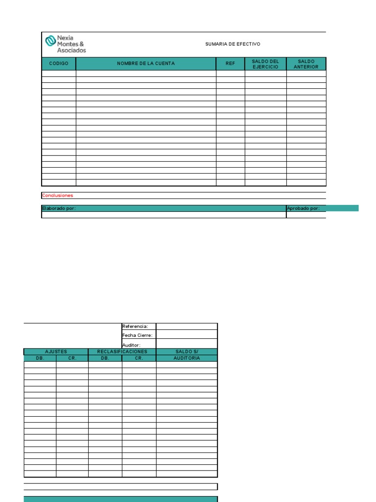 Lista de Chequeo y Planillas de Efectivo | PDF | Cheque | Transferencia ...